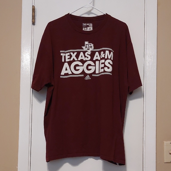 adidas | Shirts | Adidas Texas Am Aggies Maroon Tshirt | Poshmark